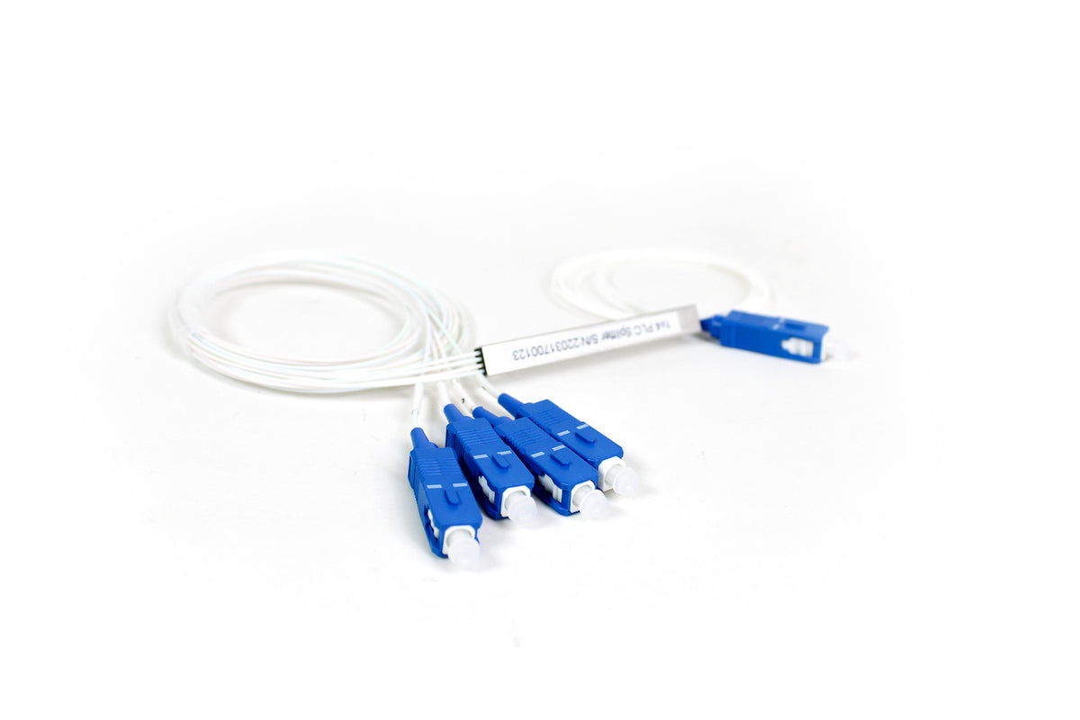 Acconet Fibre Splitter 1/4, 1 to 4 way Splitter with UPC connector, Fi ...
