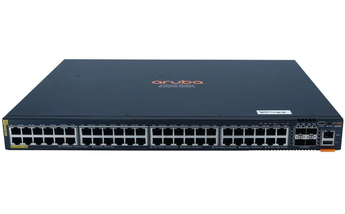 Aruba Enterprise Ethernet managed 10GbE 48 Port PoE gigabit switch JL7 ...