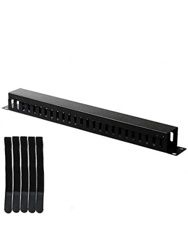 Acconet Server Rack Cable Management Bracket 1U, Black, Sever Rack Acc ...