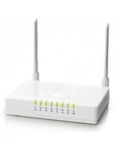 Cambium cnPilot R190W WiFi 4 Desktop Router, featuring 802.11n 2x2 5dB ...