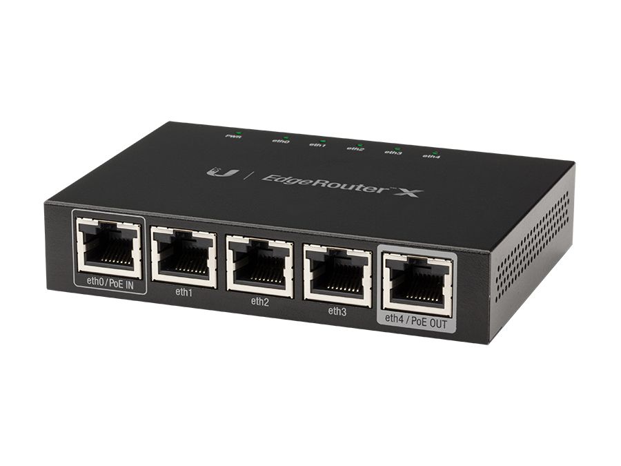 Ubiquiti UISP EdgeRouterX 5 Port Gigabit Router, 5x 10/100/1000 Ethern ...