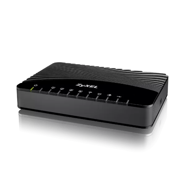 Zyxel Wireless N VDSL2 4 Port Gateway, with USB supports Vectoring tec ...