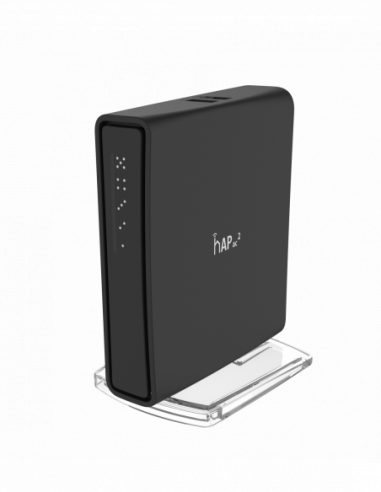 MikroTik hAP ac2 tower Dual chain 2.4/5GHz Desktop Wi-Fi Router, Black ...