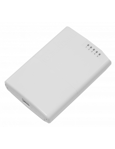 MikroTik PowerBox Outdoor PoE Router - with 5x 10/100 ports, 650MHz CP