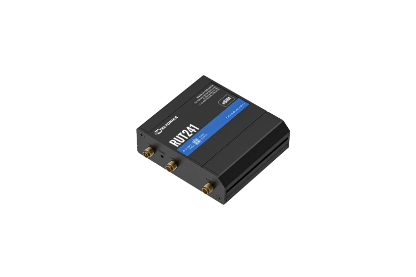 Teltonika RUT241-ESIM LTE Cat 4 Industrial Router, Wi-FI 4, 1 x WAN(10 ...