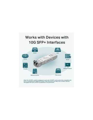 TP-Link 10Gbase-LR SFP+ LC Transceiver Single Mode, 1310nm Single-mode ...