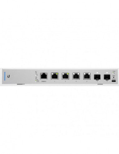 Ubiquiti UniFi 6-Ports 10GbE Switch, with forwarding capacity to simul ...