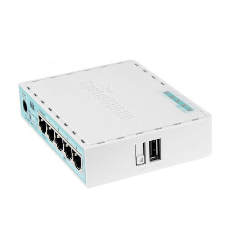 MikroTik RB750Gr3 5-Port Ethernet Gigabit Router Ubiquiti/UBNT, 1 x US ...